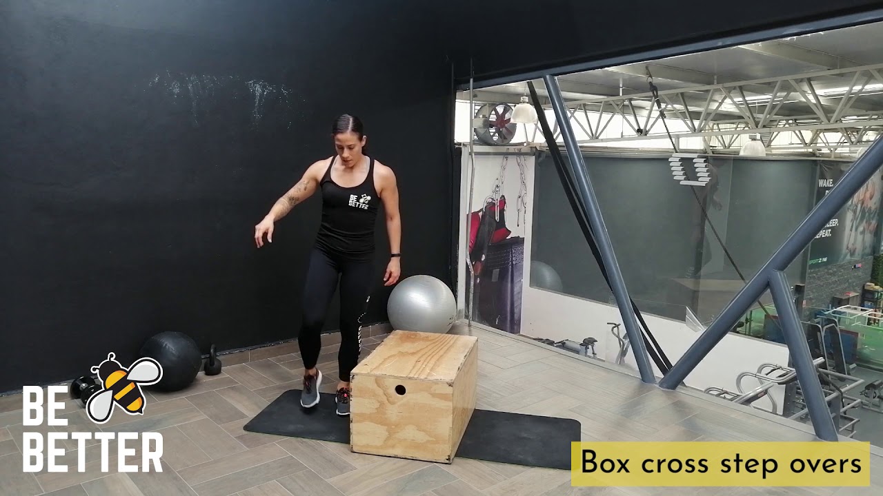 Box cross step overs - YouTube