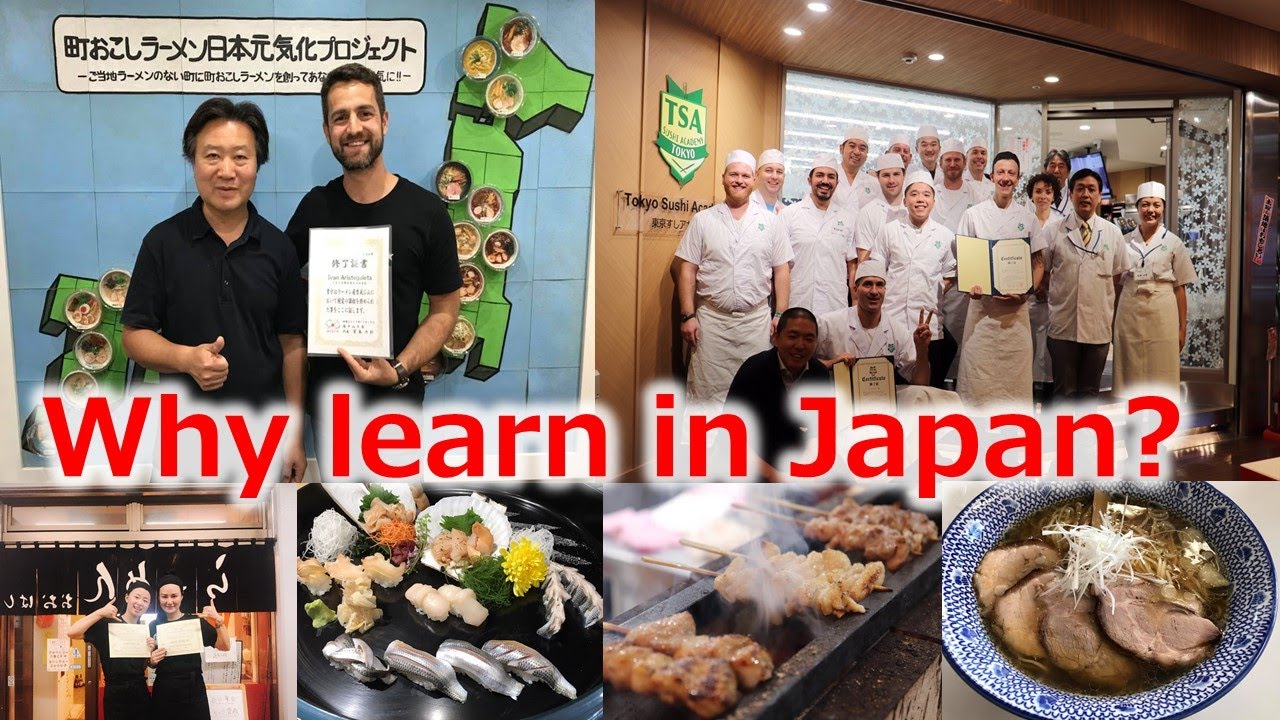 【Why learn in Japan?】 - Many professional chefs visit Japan to learn ...