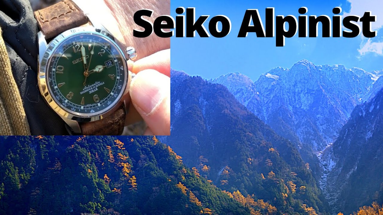 The Seiko Alpinist - A mountaineering watch - YouTube