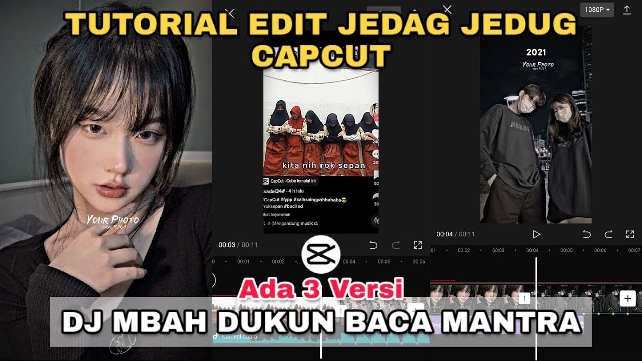 Tutorial Edit Jedag Jedug Capcut DJ MBAH DUKUN BACA MANTRA || JJ ...