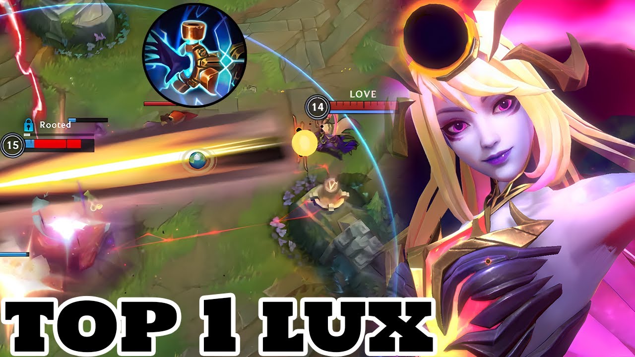 Wild Rift Lux - Top 1 Lux (Dark Cosmic Lux) Gameplay Rank Grandmaster ...