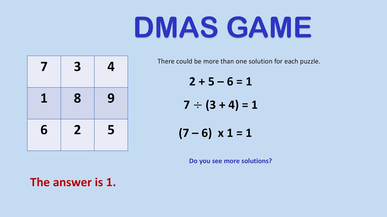 DMAS Game - YouTube