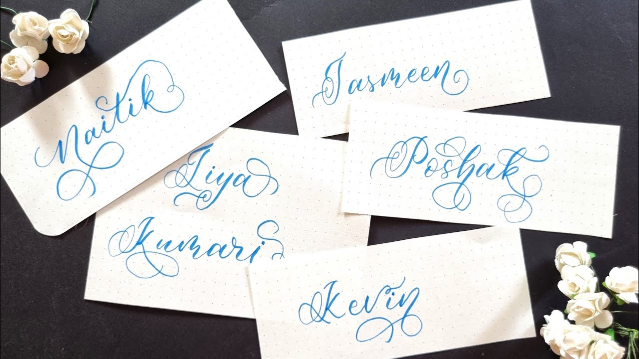 Name Request Calligraphy 😍 | Satisfying calligraphy | Hobby Break - YouTube
