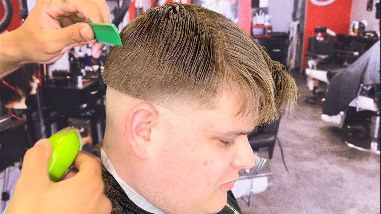 Barber From Boston Was NOT EASY To CUT! Fade Tutorial - YouTube