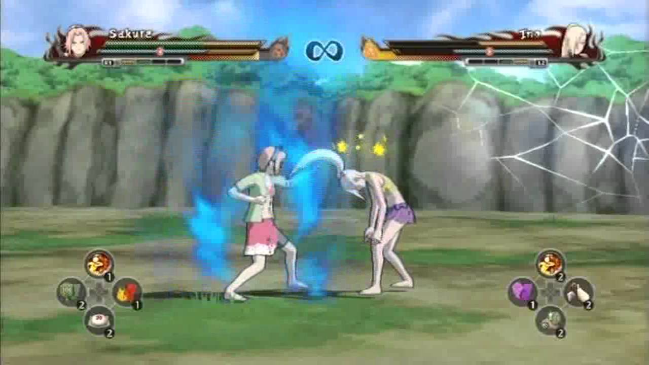 Naruto Storm Revolution Summer outfit Sakura vs. Summer outfit Ino ...