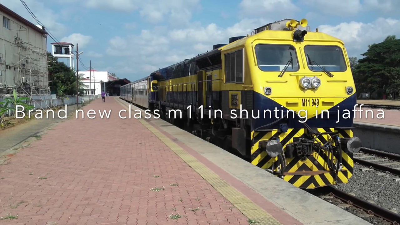 Sri Lankan Railways Class m11 Locomotive Shunting In Jaffna Railway ...
