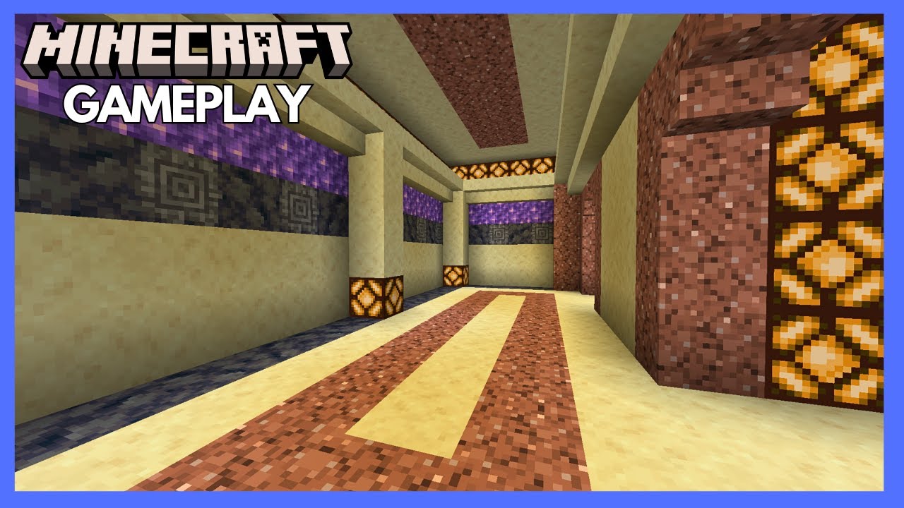 Minecraft Survival - Finishing The Inside Of The Nether Portal Building ...