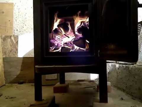 Fisher Baby Bear Wood Stove - YouTube