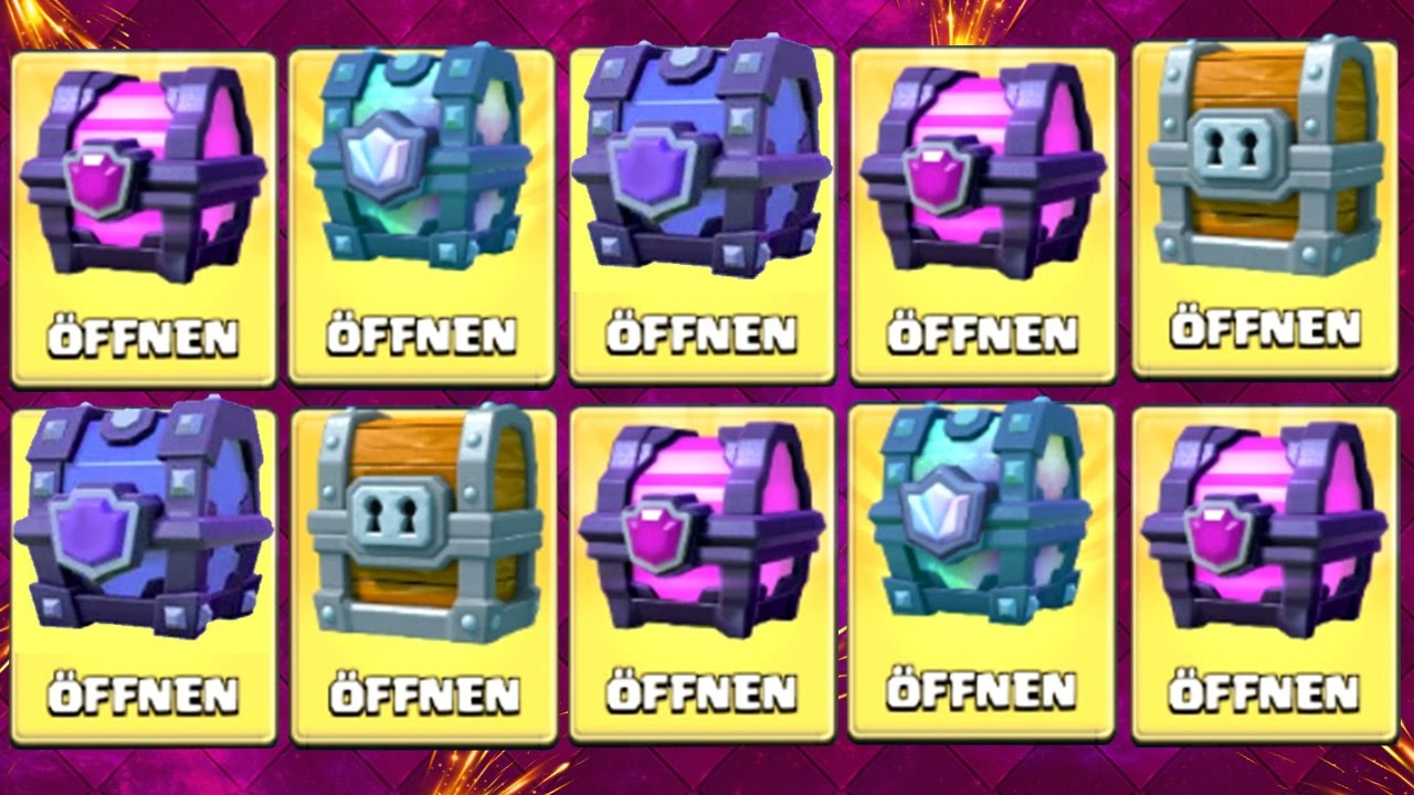 MEGA CHEST OPENING + LEGENDARY! • Clash Royale Deutsch - YouTube