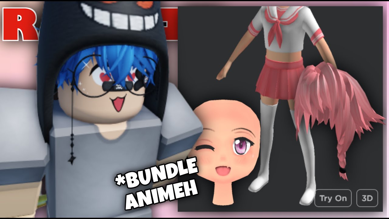 BUNDLE ANIMEH!! MEMBUAT KARAKTER ANIME DI ROBLOX SAMPE BENER BENER ...
