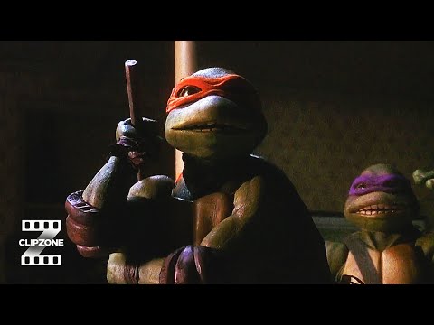 Teenage Mutant Ninja Turtles (1990) | A Turtle Showdown | ClipZone: Villains & Heroes
