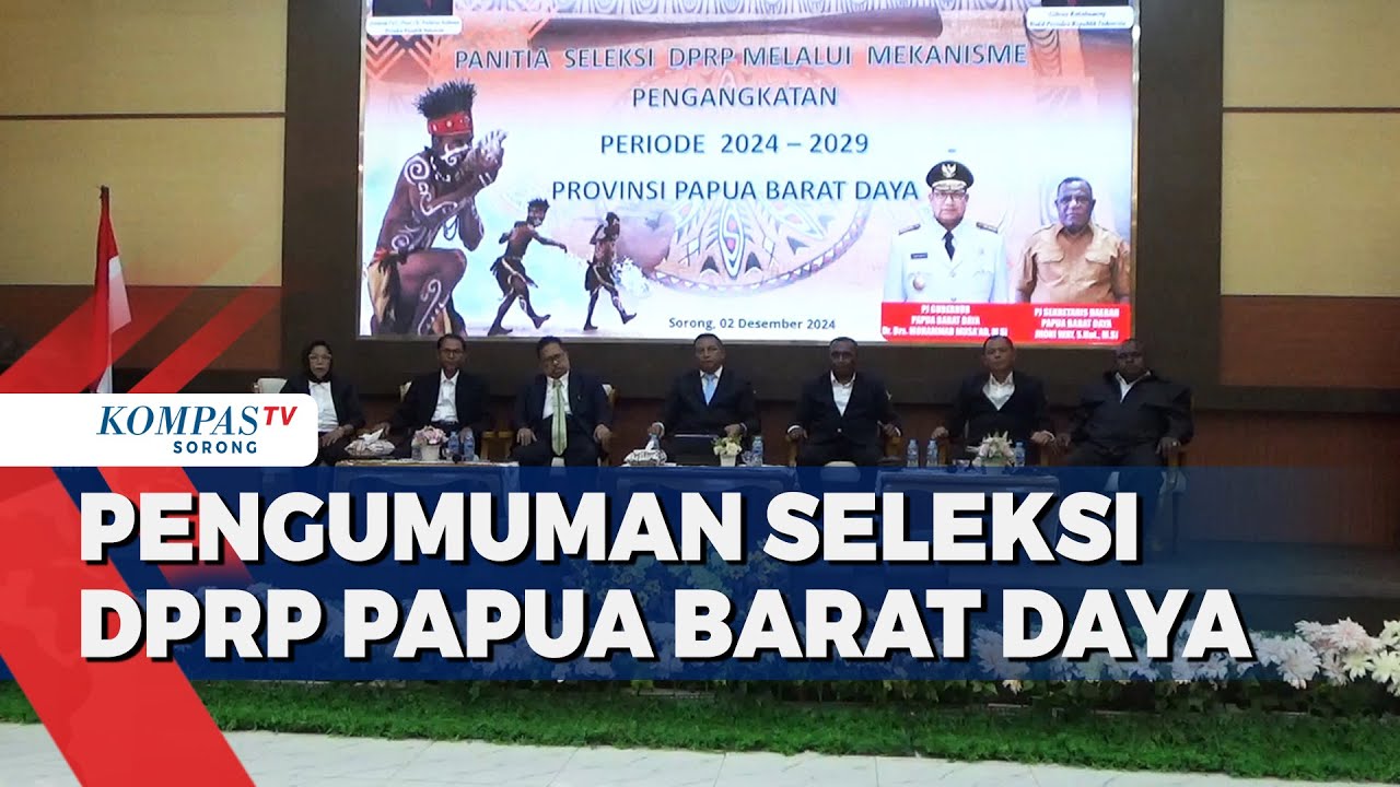 Panitia Seleksi DPRP Umumkan Pengangkatan Periode 2024-2029 Provinsi ...