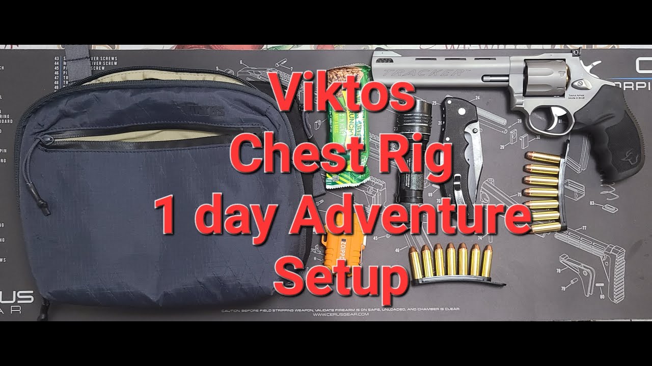 Viktos Low Key Chest Rig Set up W/ Taurus 627 Tracker Revolver - YouTube