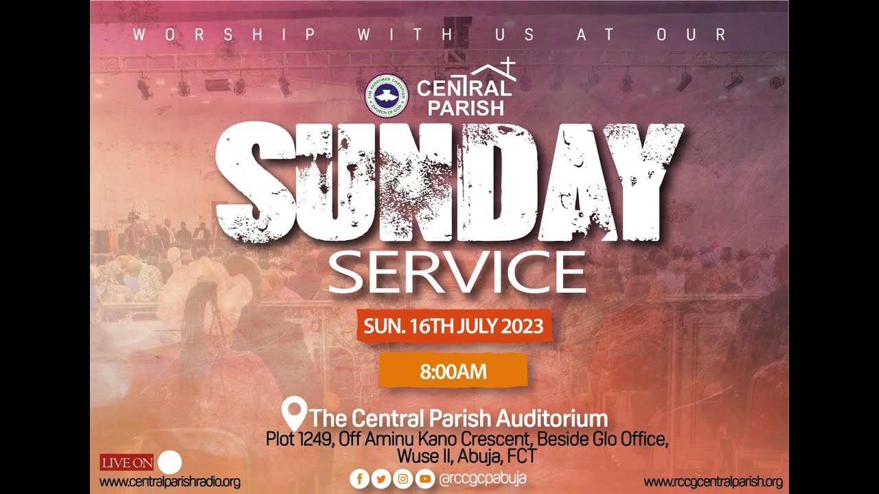 RCCG SUNDAY SERVICE // 16/07/2023 - YouTube