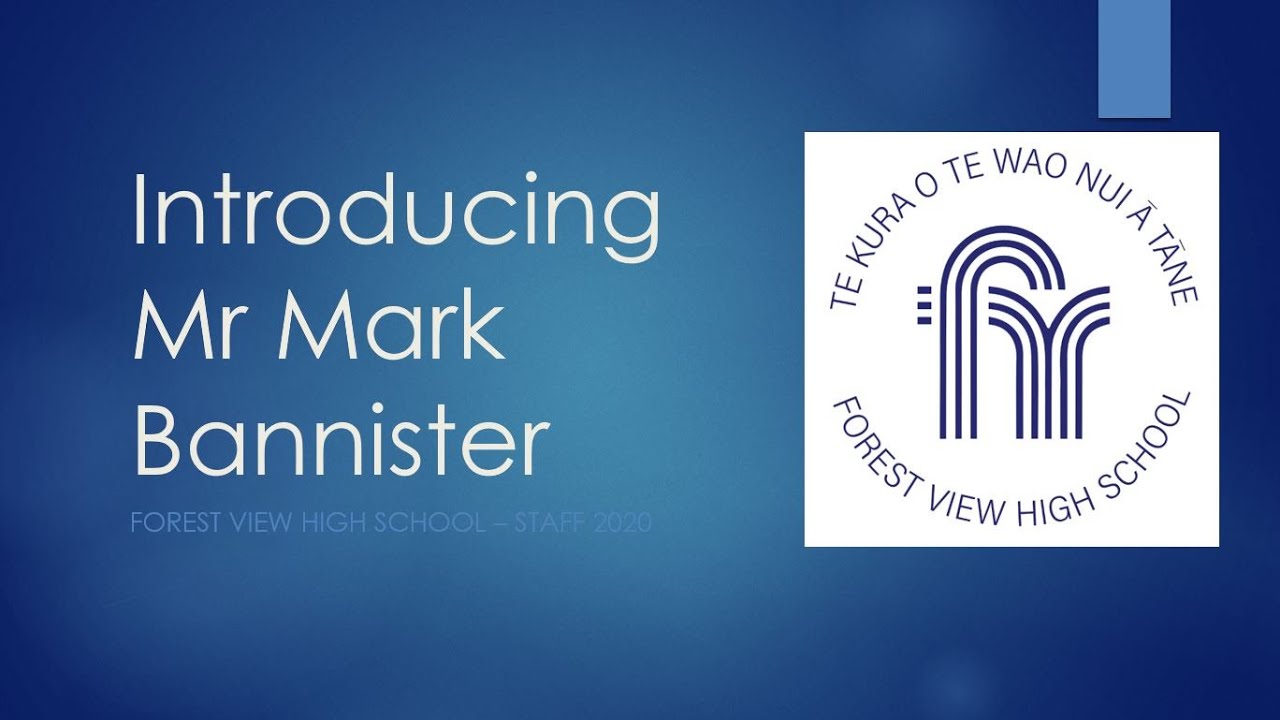 Introducing Mr Mark Bannister - YouTube