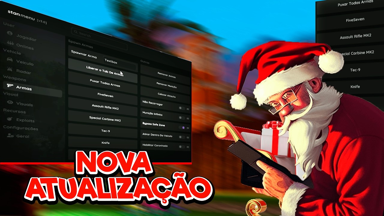 NOVA ATUALIZAÇÃO DO (STAN MENU) O MELHOR MOD MENU PARA FIVEM - YouTube