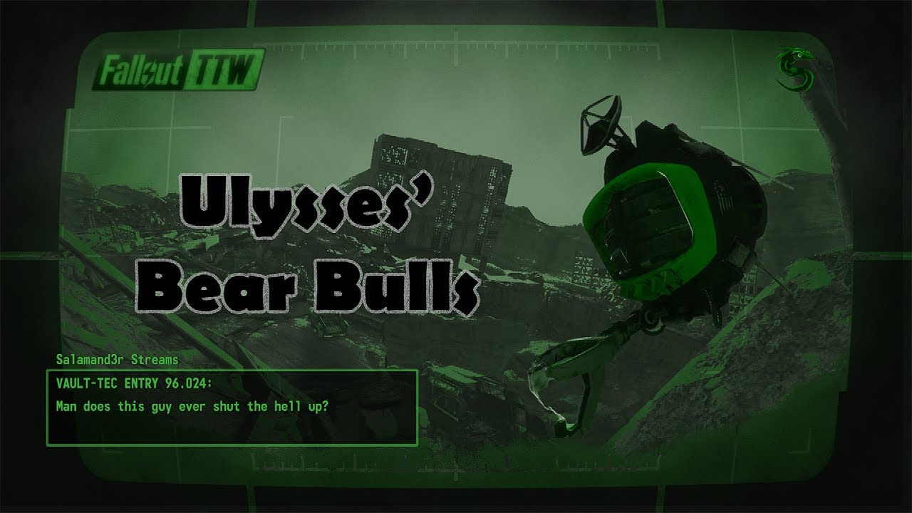 Salamand3r Streams - FNV TTW - Bear Bull - YouTube
