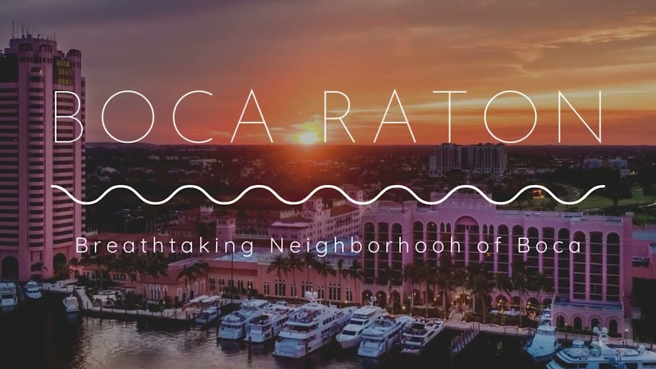 Driving In Boca Raton Most Beautiful Neighborhood - YouTube