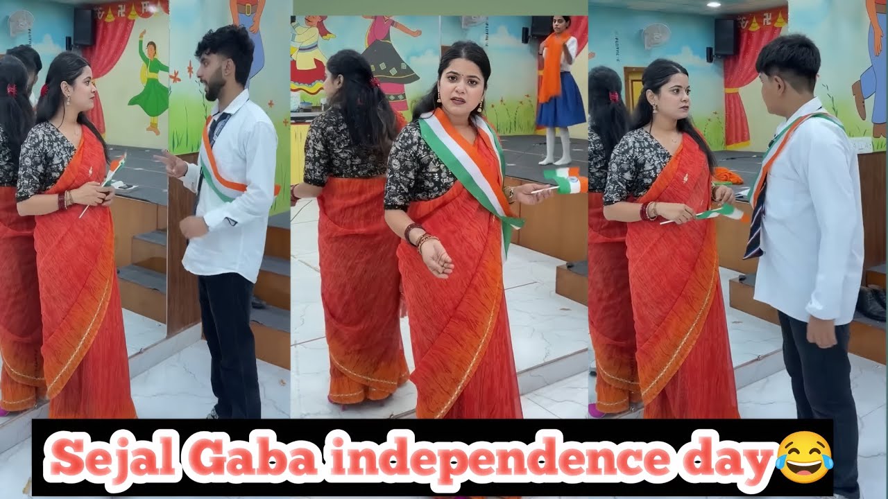 Sejal Gaba letest comedy video 🔥independence day practice 😂 sejal ki ...