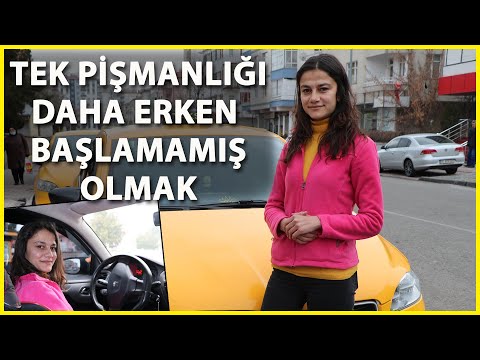 Üniversite Mezunu Hüsne, Eşi ve Babasının Mesleğini Seçerek Taksi Şoförü Oldu