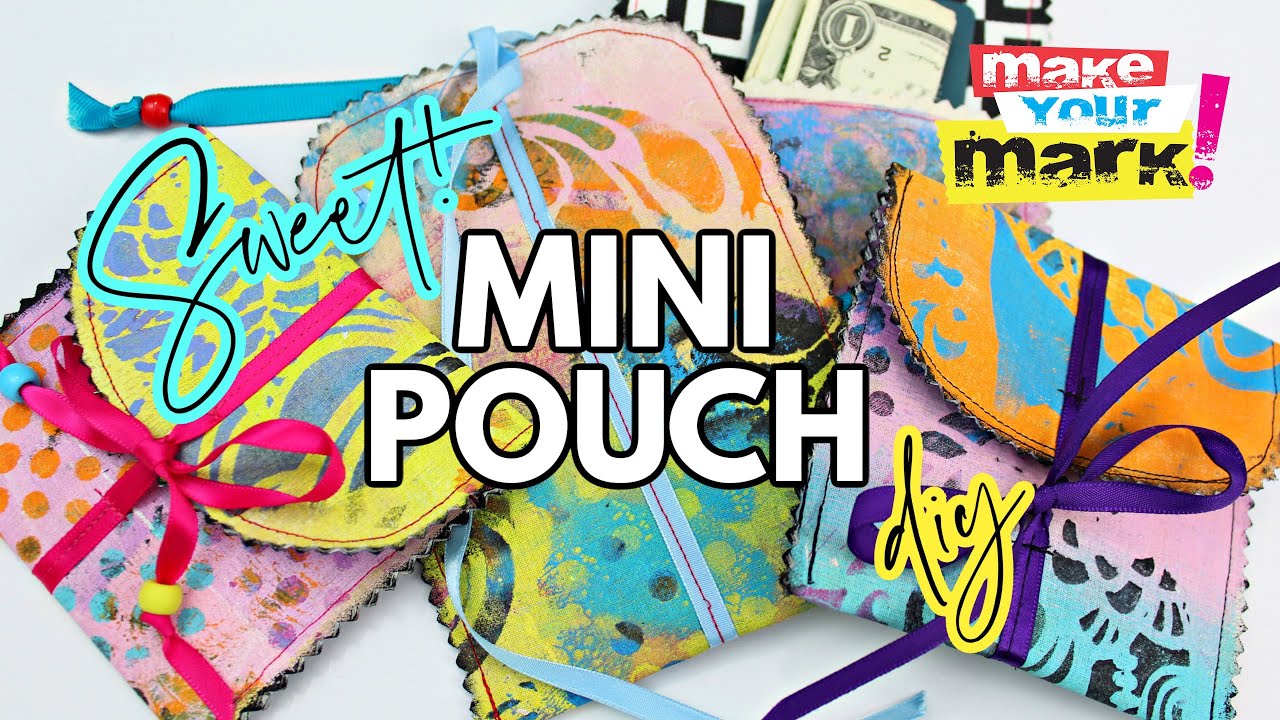 Mini Fabric Pouch DIY - YouTube