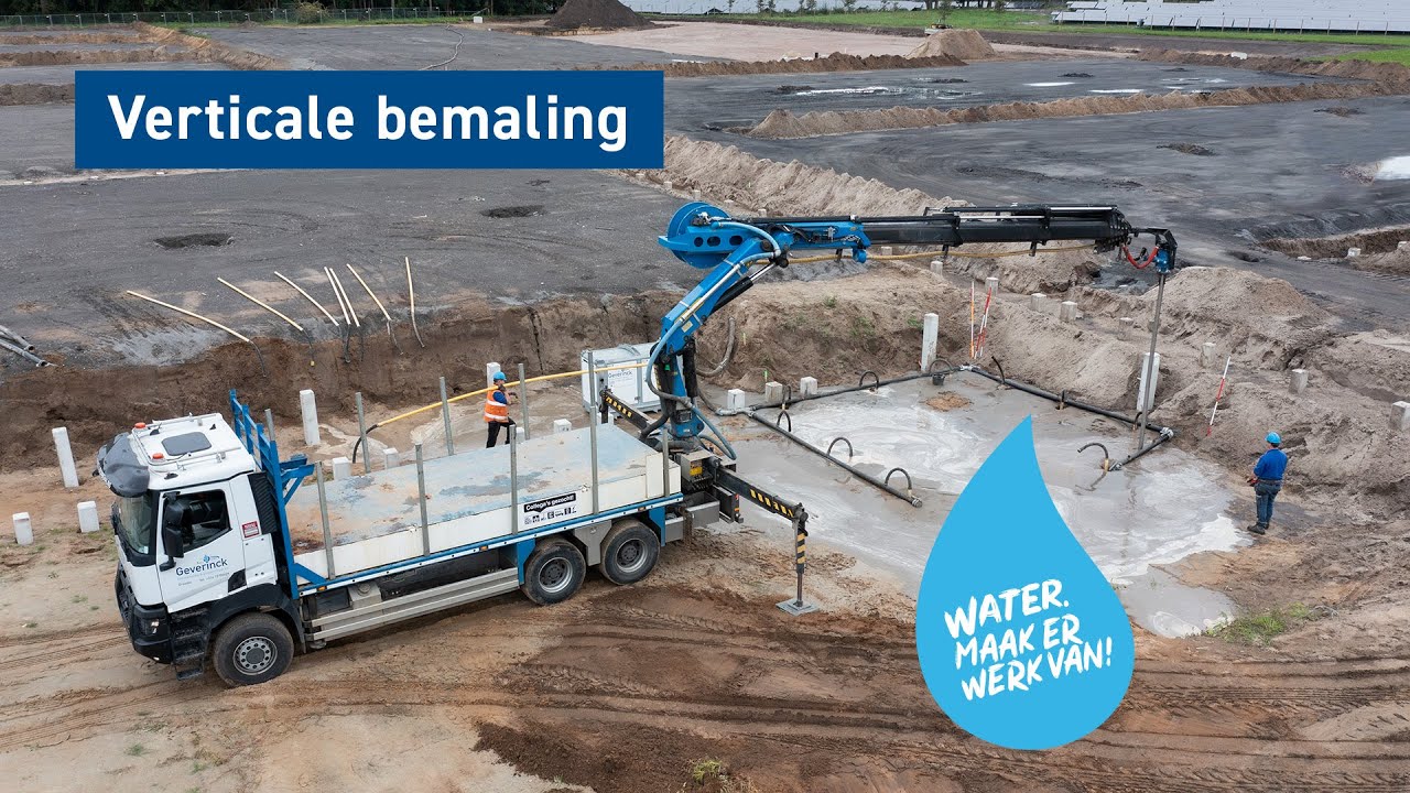 Verticale Bemaling Spoelboorwagen | Geverinck Bronbemaling - YouTube