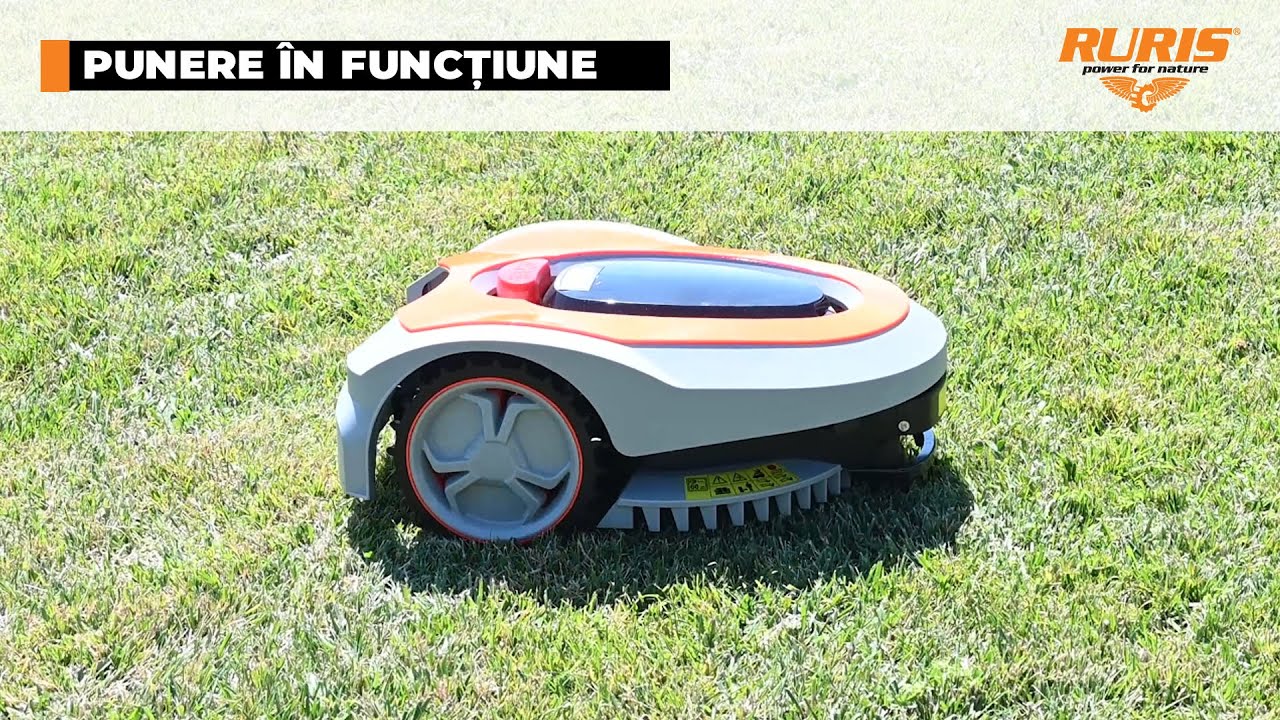 Robot de tuns gazonul RXR600 - Punere în funcțiune - YouTube