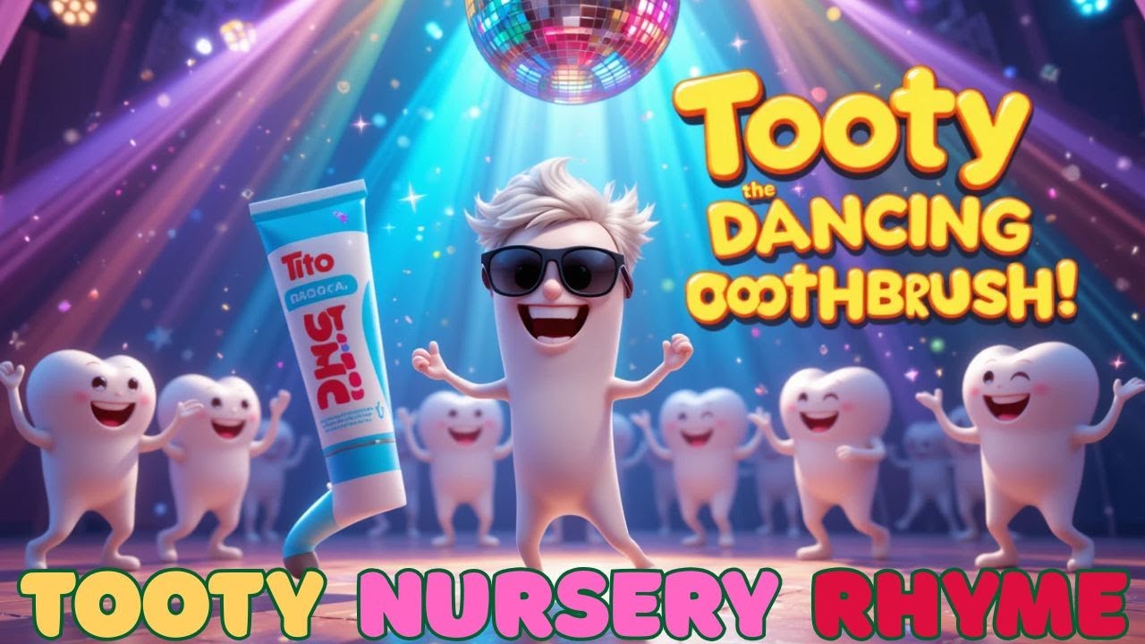 Tooty the Dancing Toothbrush |Brushing Songs For Kids| Nursery Rhyme ...