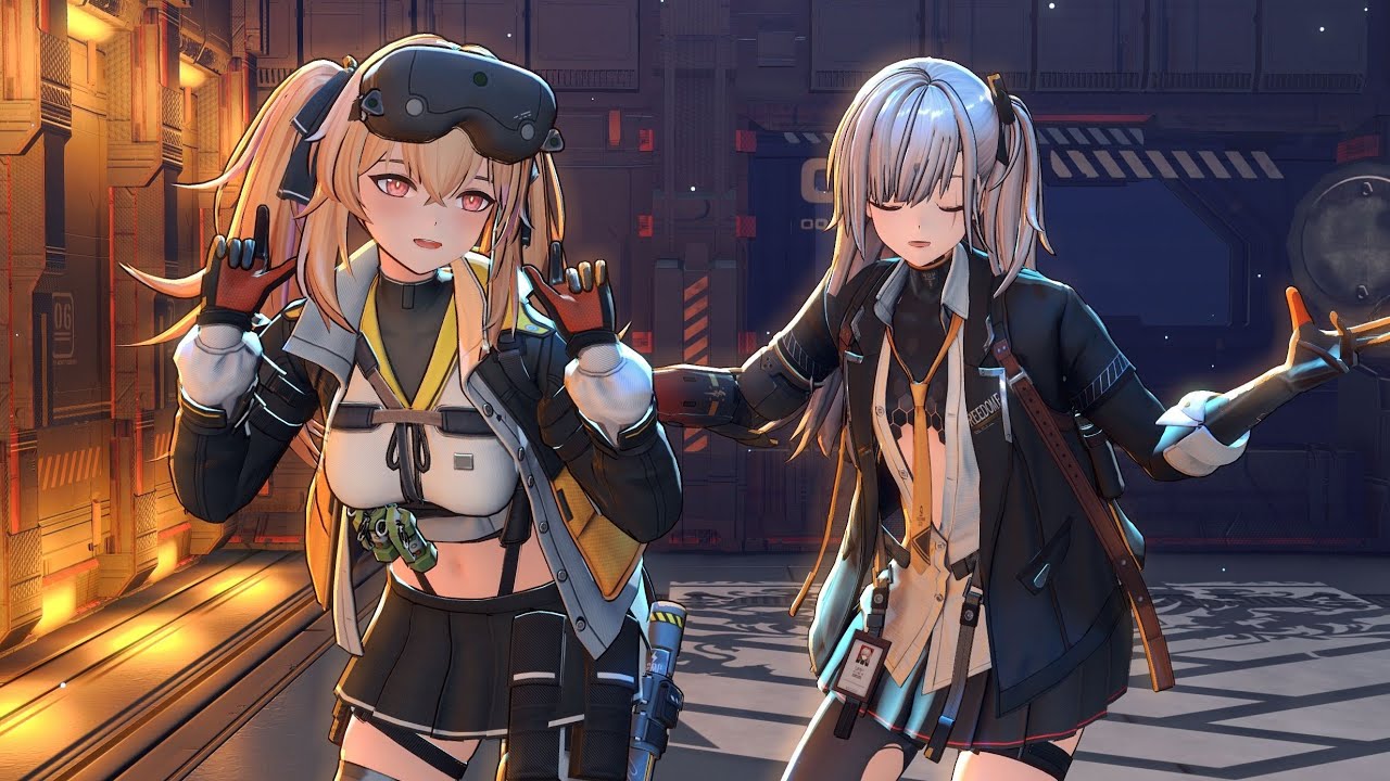 Girls' Frontline 2：Exilium MMD｜キスキツネ｜Leva × Lenna #Leva #Lenna #GF2 # ...