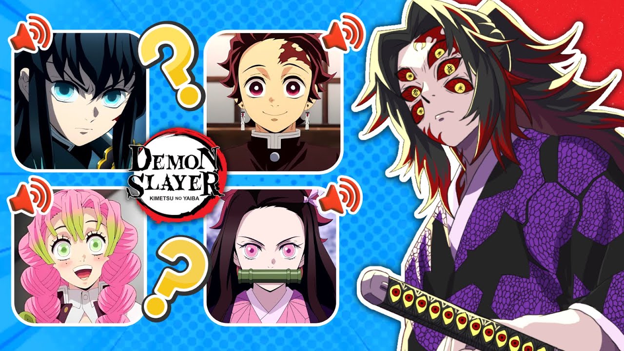 🔊 ANIME VOICE QUIZ : Guess the Demon Slayer character by voice | DEMON ...