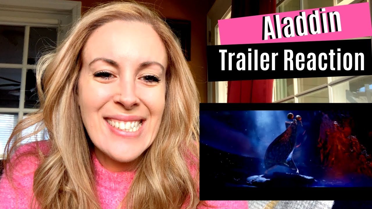 Aladdin Trailer Reaction With Will Smith - YouTube