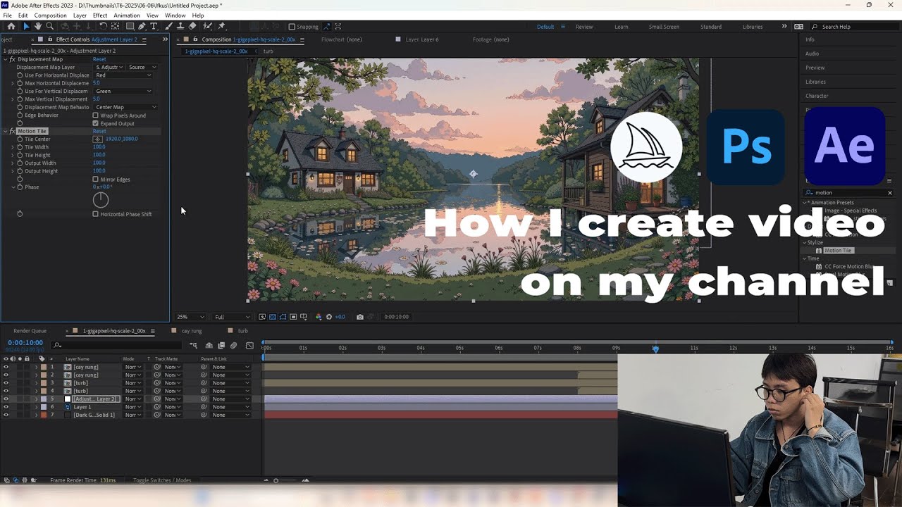 How I create video on my channel by Adobe | Work with Me - YouTube