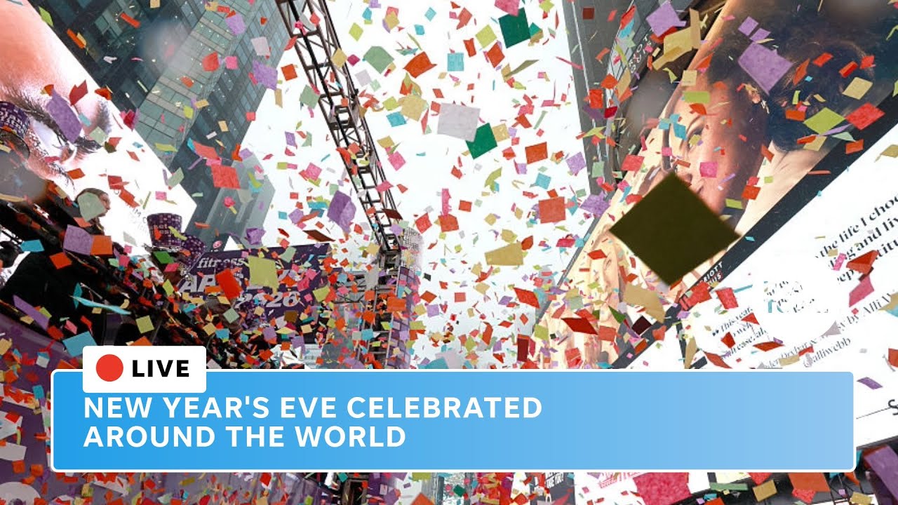Watch New Year's Eve celebrations around the world live