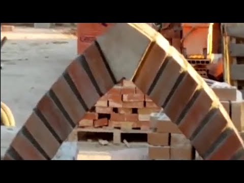 Cómo construir una arco Ojival Equilátero con ladrillo a sardinel nº 23 ...