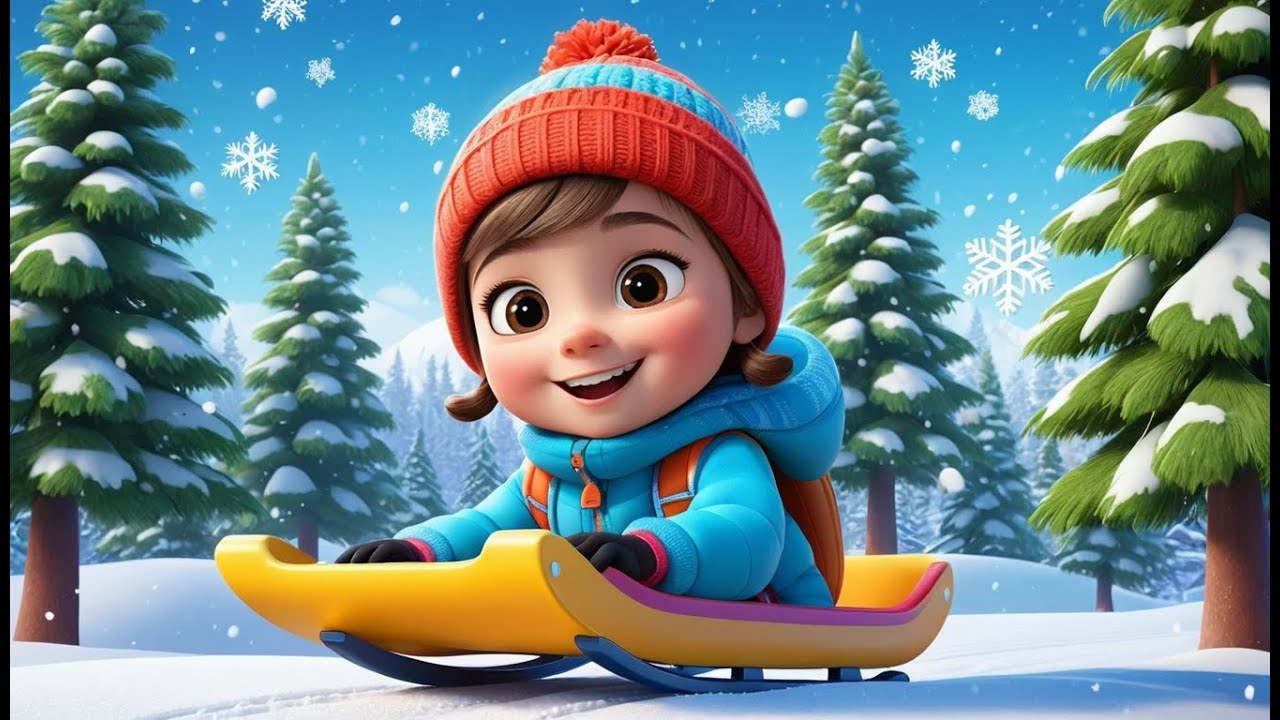 Ten Little Snowflakes Falling Down + More | Fun Winter Counting Rhyme ...