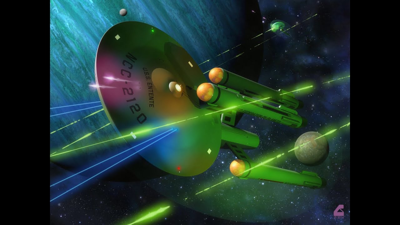 Star Trek's Finest Federation Starships USS Entente (NCC 2120) - YouTube