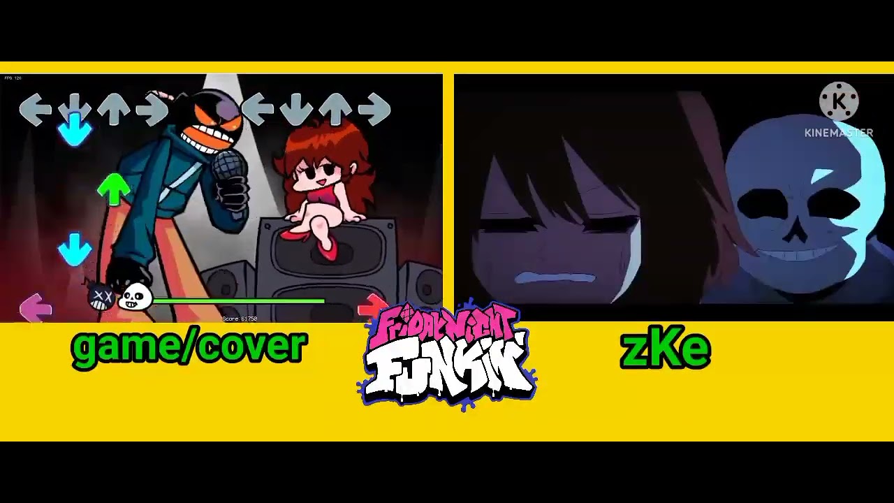 "Animals but everyone sing it (game/ cover vs zKe ) -(FNF animation ...