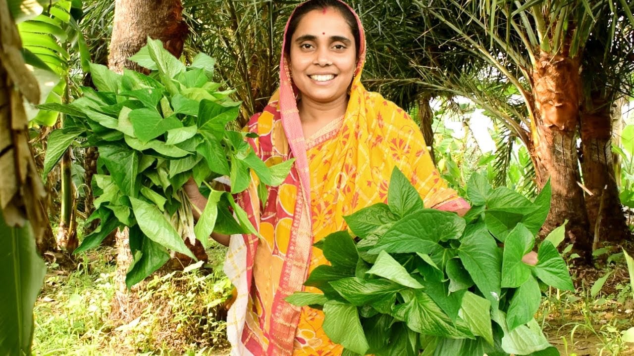 | Village food |Ghatkol Data recipe In My Village Kitchen |ঘ্যাটকোল ...