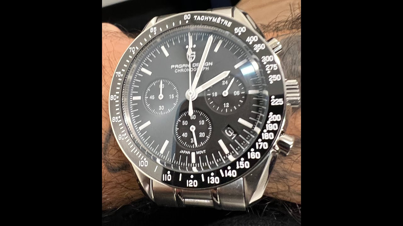 PAGANI DESIGN PD-1701 MOONWATCH (OMEGA MOONWATCH HOMAGE) - YouTube