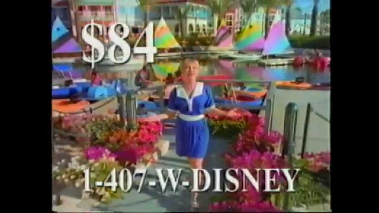 90s Commercial Walt Disney World resort vacation - YouTube