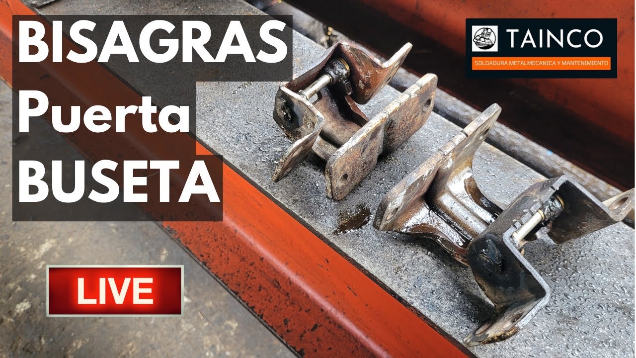 REPARAR Bisagras PUERTA Buseta #tainco - YouTube