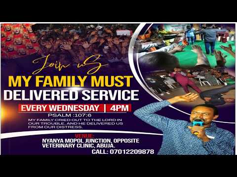 Join Us In Today's Mid Week Service My Family Must Be Delivered  Stay Connected And Remain Blessed.
