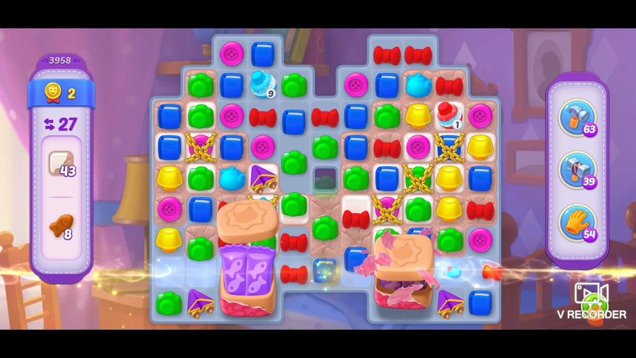 Homescapes 3958 level fail 10x2.1 - with "Reckless Shred - Biz Baz ...