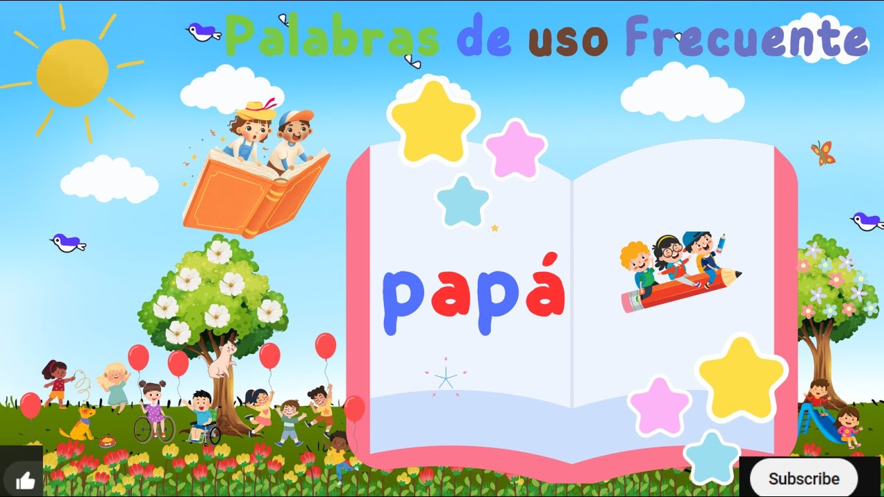 papá | Palabras de uso Frecuente | Spanish Sight Words | Aprender a ...