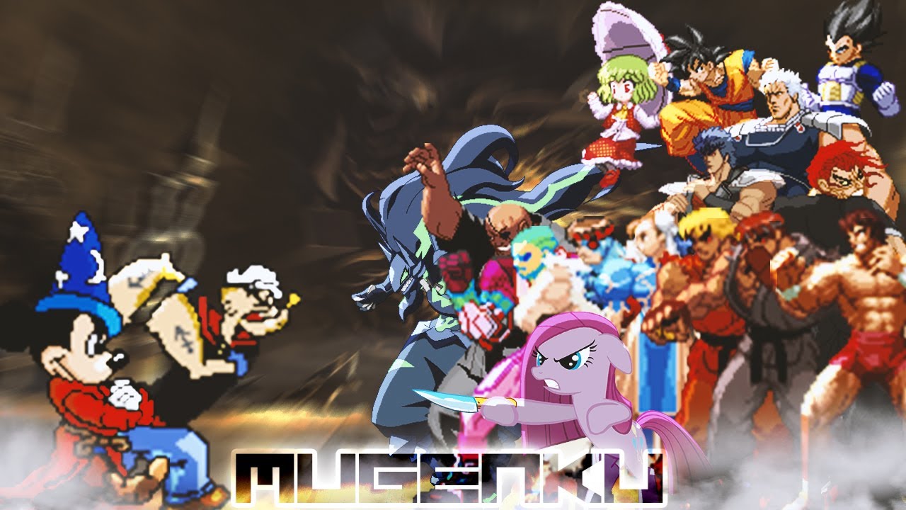 Mickey Mouse EX & Popeye X vs Everyone! Cartoon vs MUGEN! 2 vs 2 - YouTube