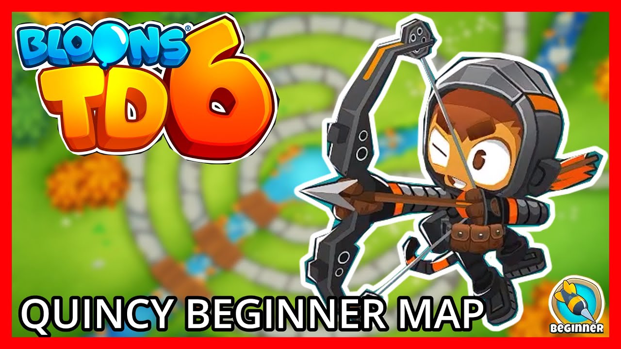 Quincy [Beginner Map- Park Path] - Bloons TD6 - YouTube