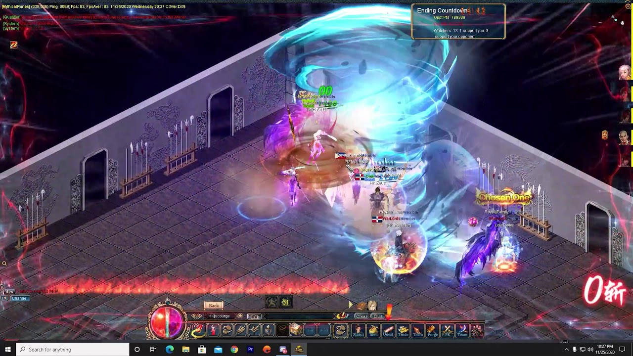 Skill Team Pk Server MythicalRunes - YouTube