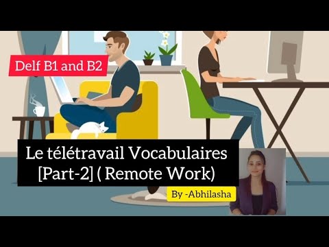 Telecommunication Vocabulary [Le Télétravail] (Part-2) [Delf B1 and B2 ...