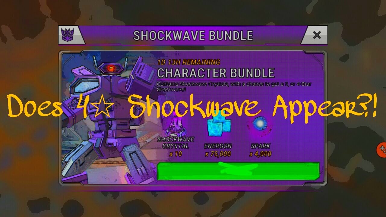 Transformers Earth Wars: Shockwave Bundle... - YouTube