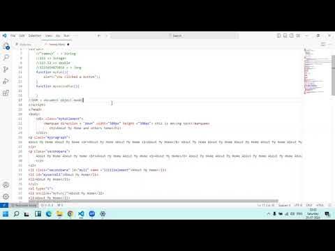 Lecture 1 introduction to JavaScript Dom and Function || @aamschool247 ...